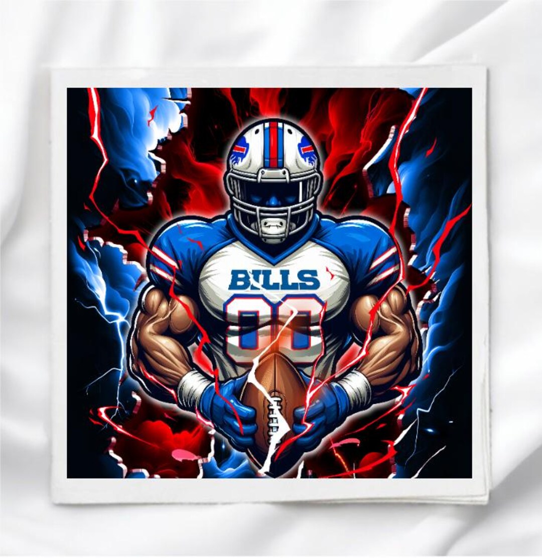 Buffalo Bills Football Fabric Panel for Quilting Crafting Sewing Quilt ...
