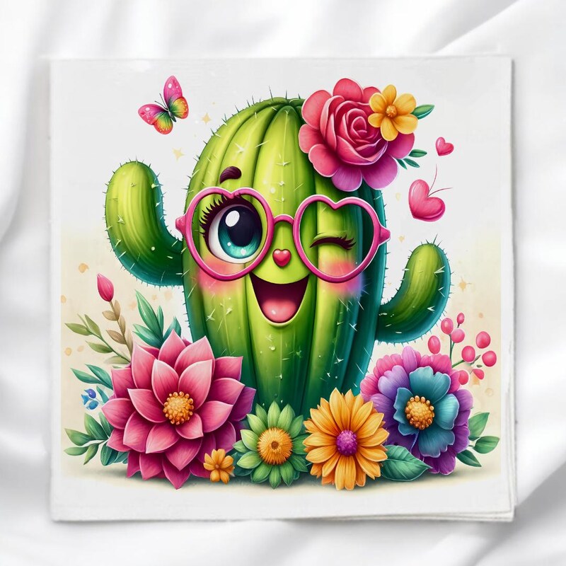 Cactus Quilt Block - Etsy