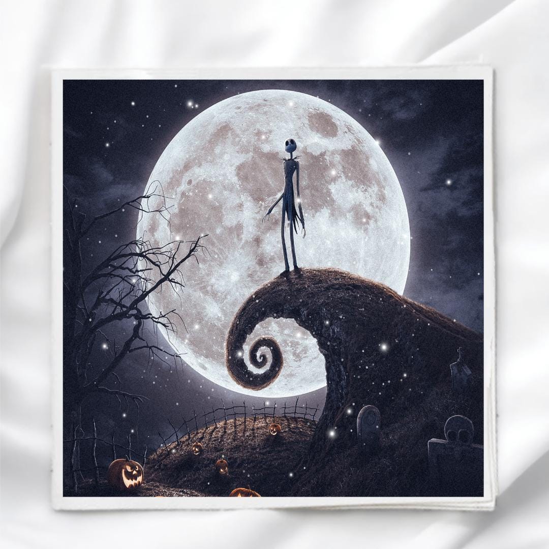 Jack Skellington Fabric Panel for Quilting, Crafting, Sewing, Quilt ...