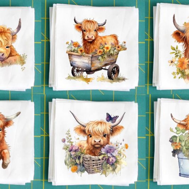 Baby Quilt Panel Cows - Etsy