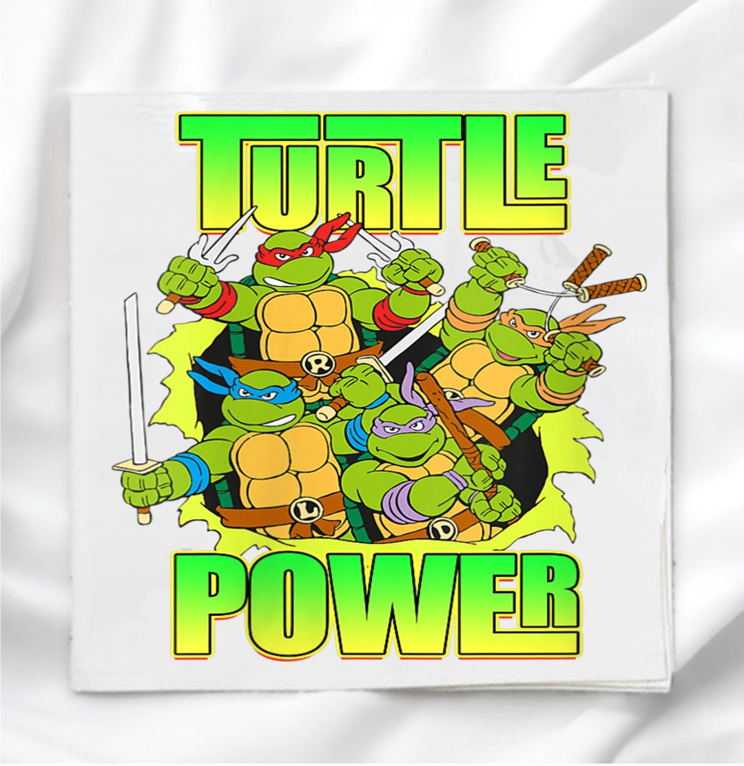 Ninja Turtles Fabric Panel for Quilting Crafting Sewing Quilt Block ...