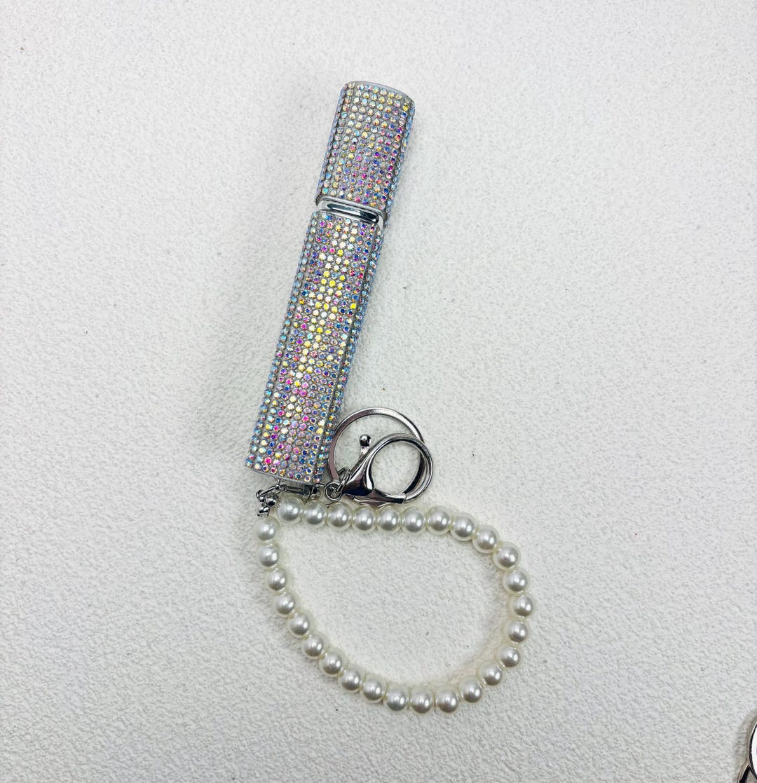 Rhinestone Perfume Atomizer Keychain: Refillable Travel Spray (10ml) - Etsy