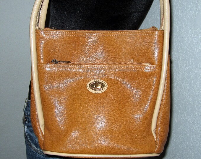 SPRING SALE VINTAGE GENUINE LEATHER MODA ITALIA PAOLO PICCOLO PURSE ...