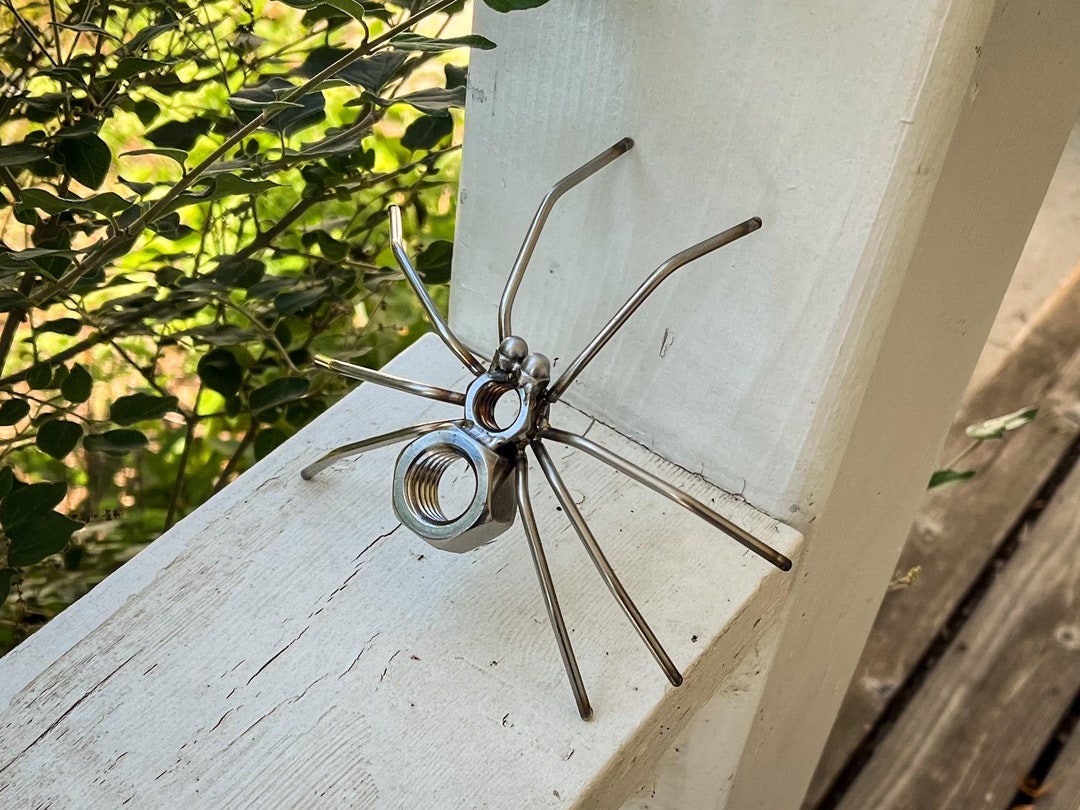 Welded Spider Handcrafted Stainless Steel Metal Art Sculpture ...