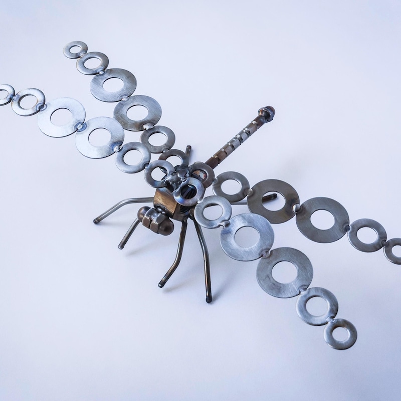 Dragonfly Welded Art - Etsy
