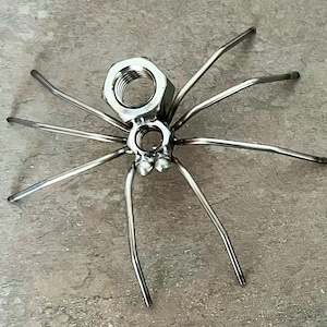 Welded Spider Handcrafted Stainless Steel Metal Art Sculpture ...