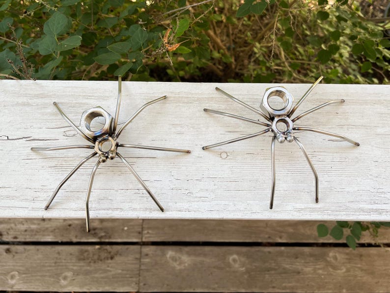 Welded Spider Handcrafted Stainless Steel Metal Art Sculpture ...
