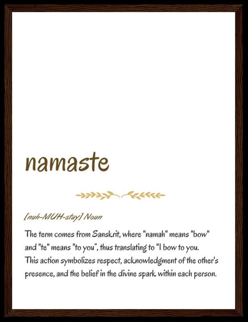 Namaste, Indian Greetings, Contemporary Wall Art, Home, Office, Lobby ...