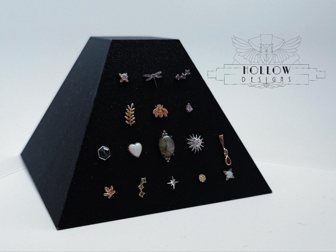 Pyramid Piercing Jewellery Display - Etsy