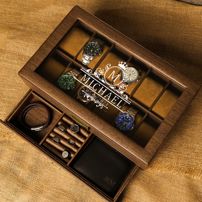 Watch Box for Men - Etsy