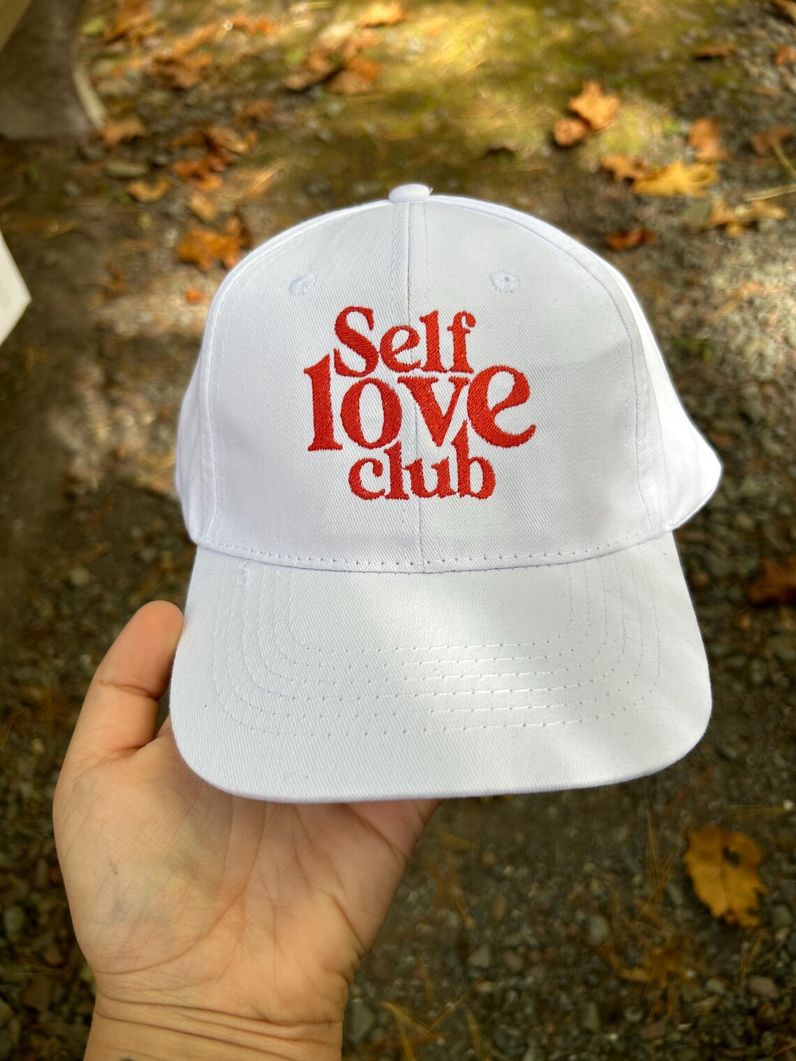 Self Love Club Hat Mental Health Awareness Hat Embroidered Hat Love ...