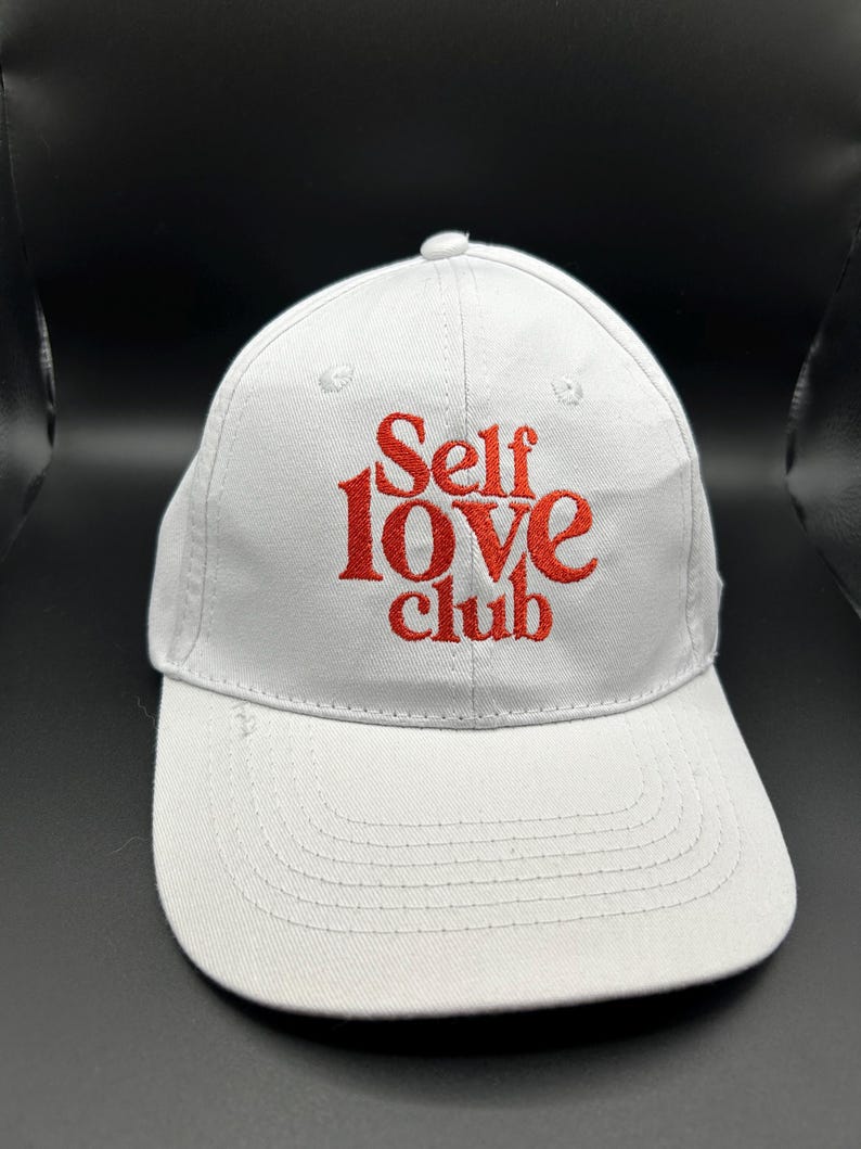 Self Love Club Hat | Mental Health Awareness Hat | Embroidered Hat ...