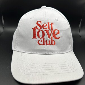 Self Love Club Hat | Mental Health Awareness Hat | Embroidered Hat ...