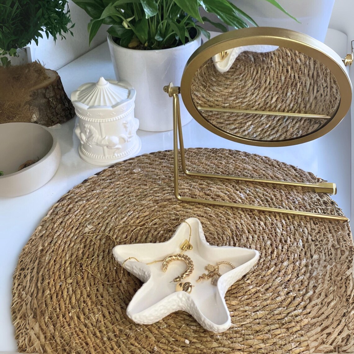 Concrete Sea Shell Trinket, Conch Storage Box, Jewelry Box, Sea Shell ...