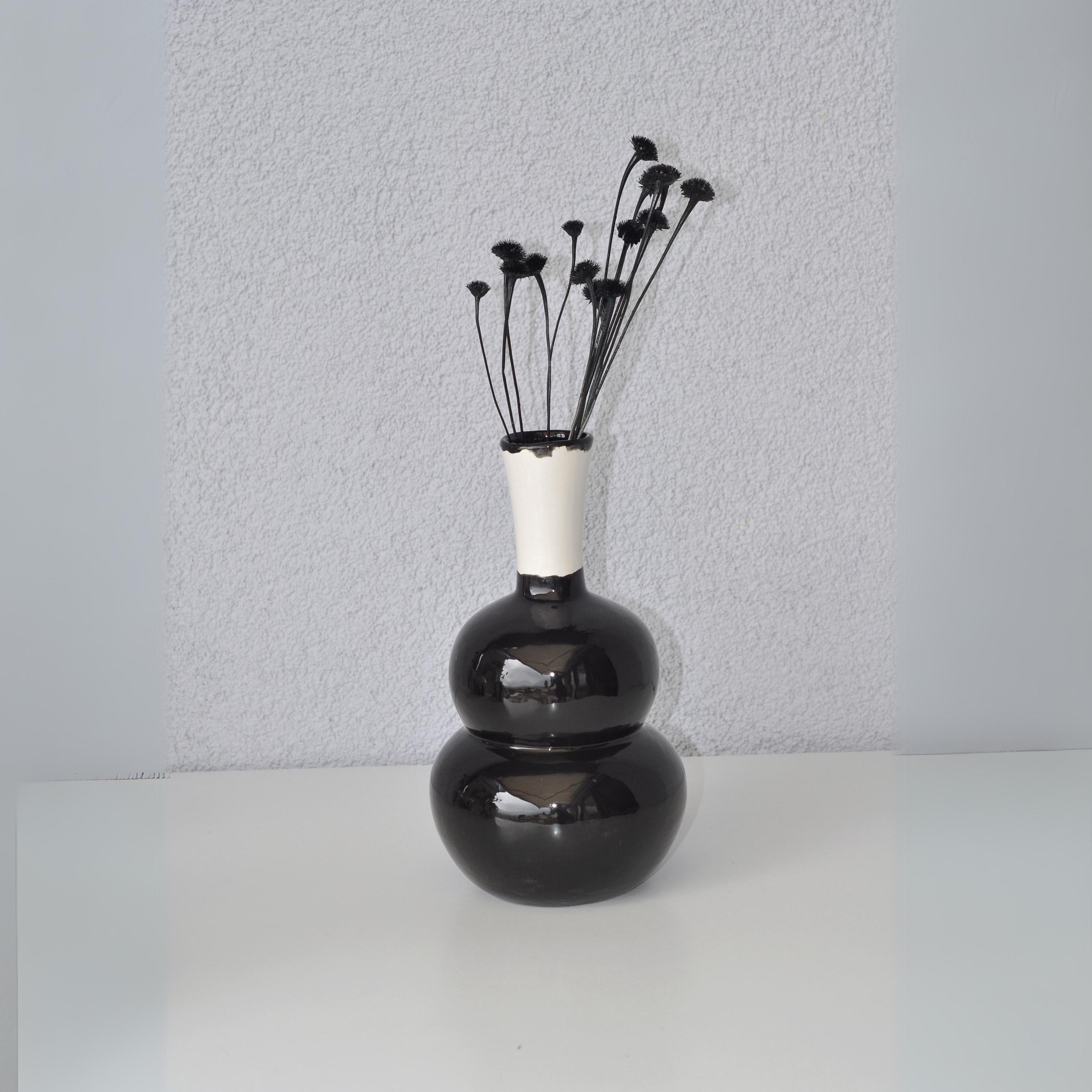 Handmade Pottery Vases, Nordic Style Ceramic Vase for Dried Flowers ...