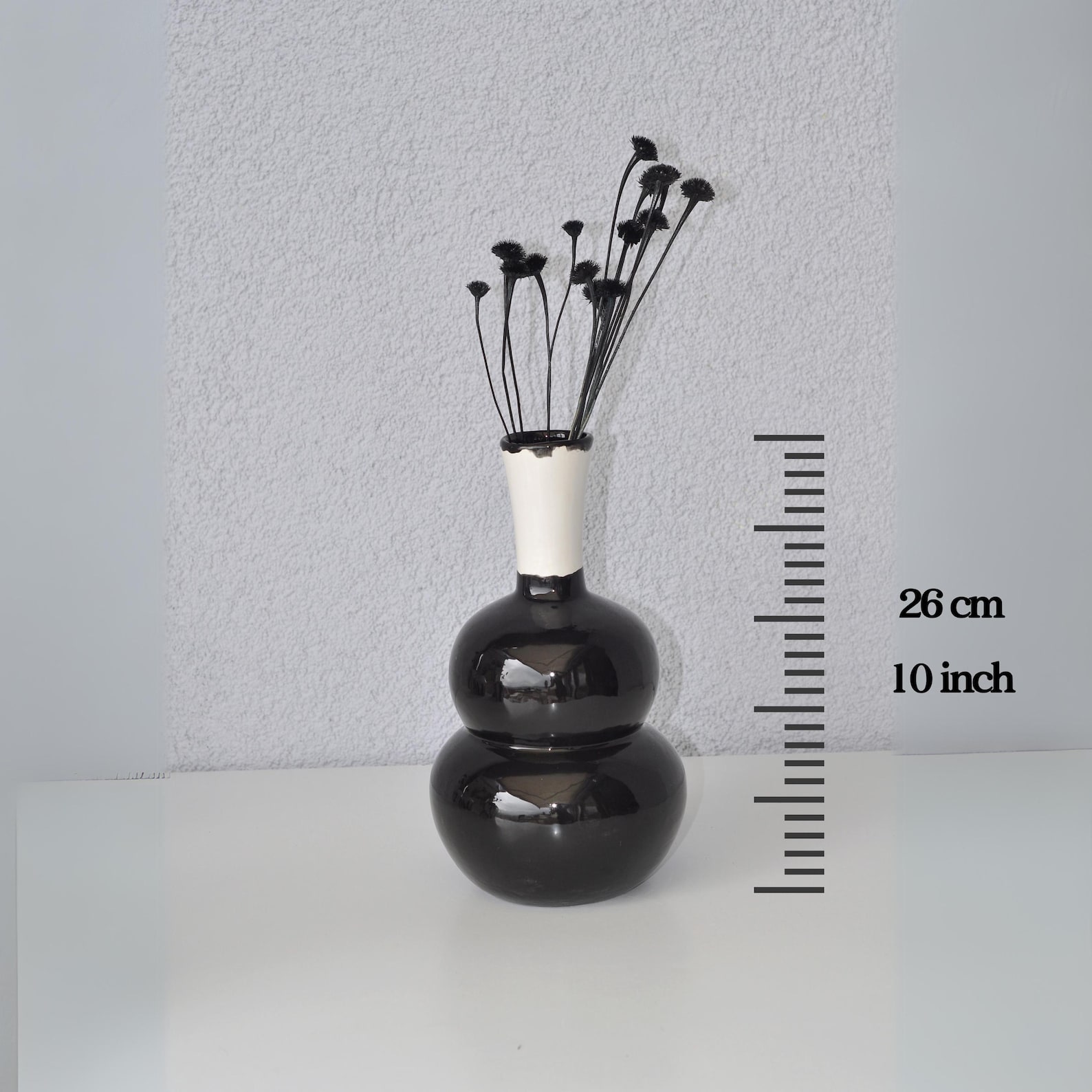 Handmade Pottery Vases, Nordic Style Ceramic Vase for Dried Flowers ...