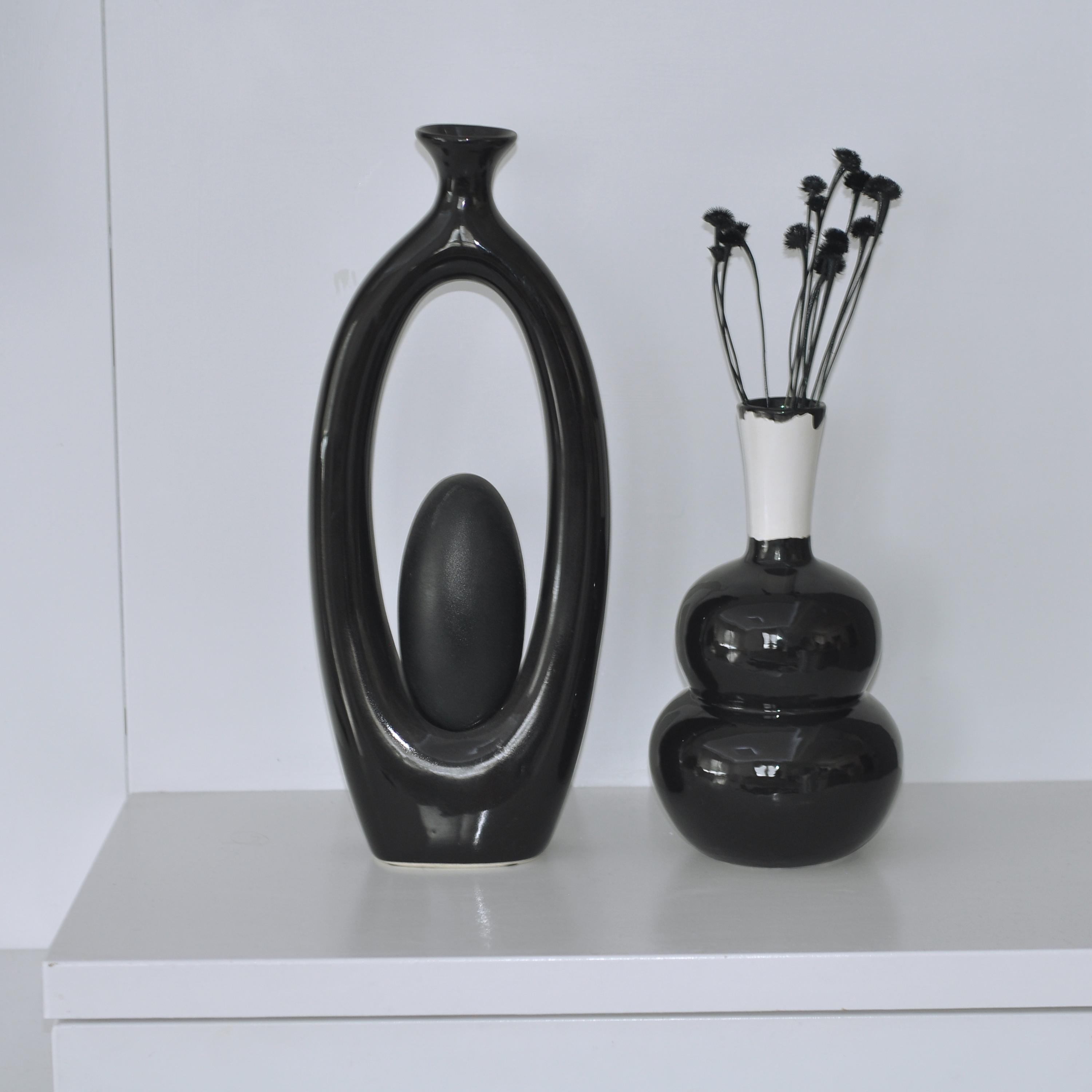 Handmade Pottery Vases, Nordic Style Ceramic Vase for Dried Flowers ...