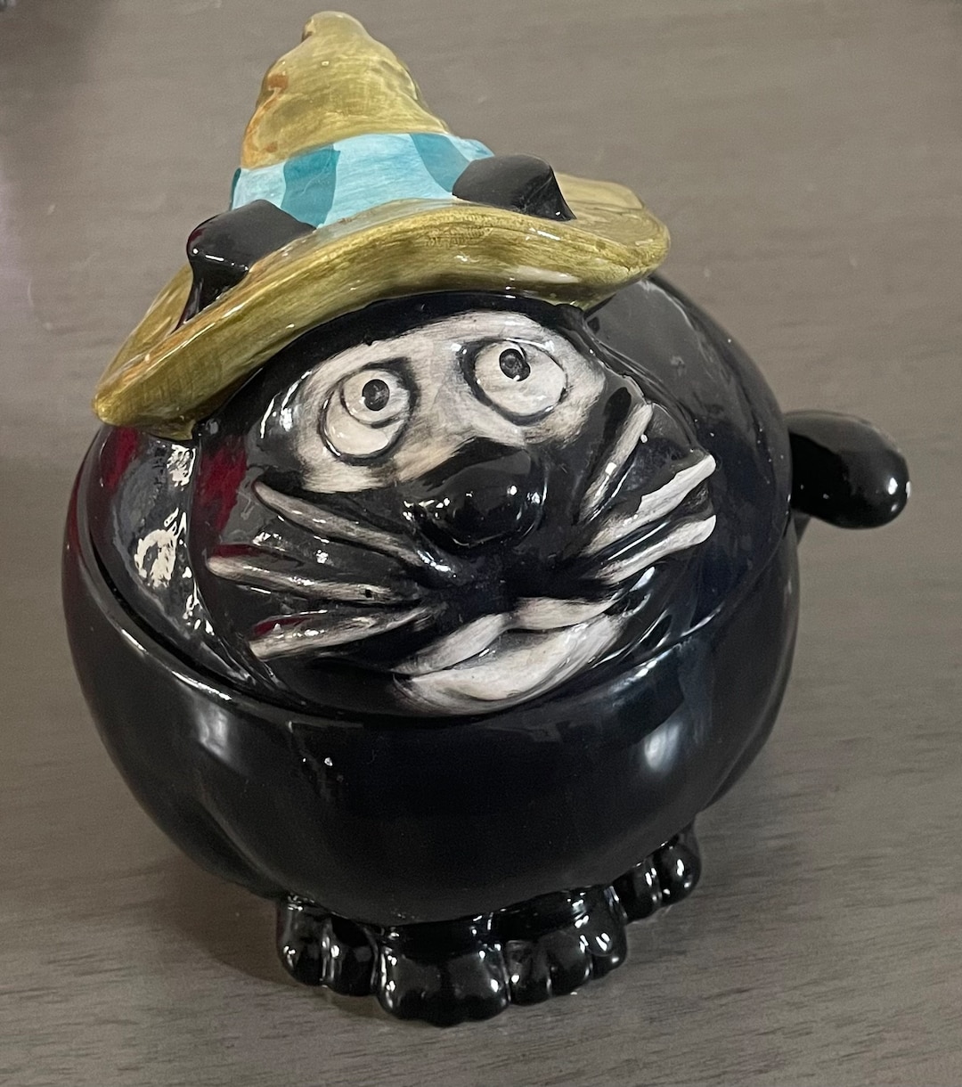 Ugly Cat Mini Cookie Jar - Etsy