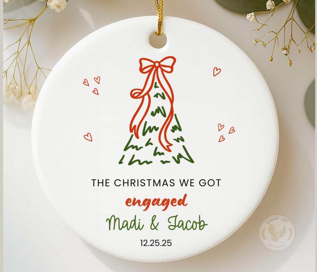 Personalized Proposal Ornament, Proposal Christmas Ornament, Custom ...