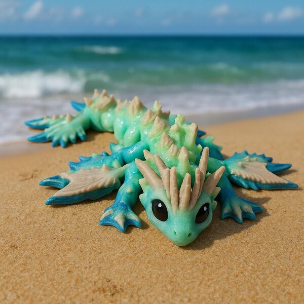 Blue Sea Dragon - Etsy