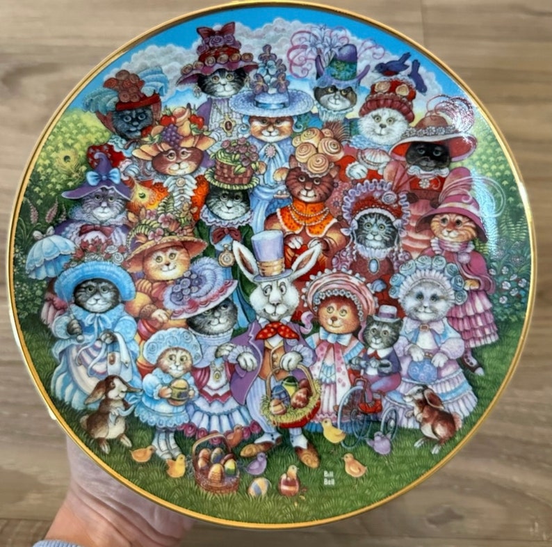 Bill Bell Limited Edition Decorative Cat Plates! Collectibles in Mint ...