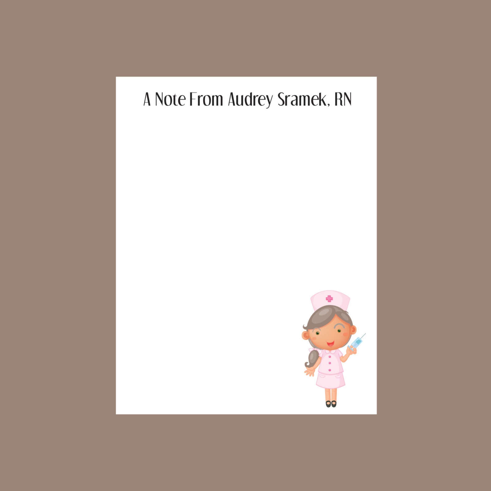 Nurse Notepad School Nurse Gift Teacher Gift | Etsy