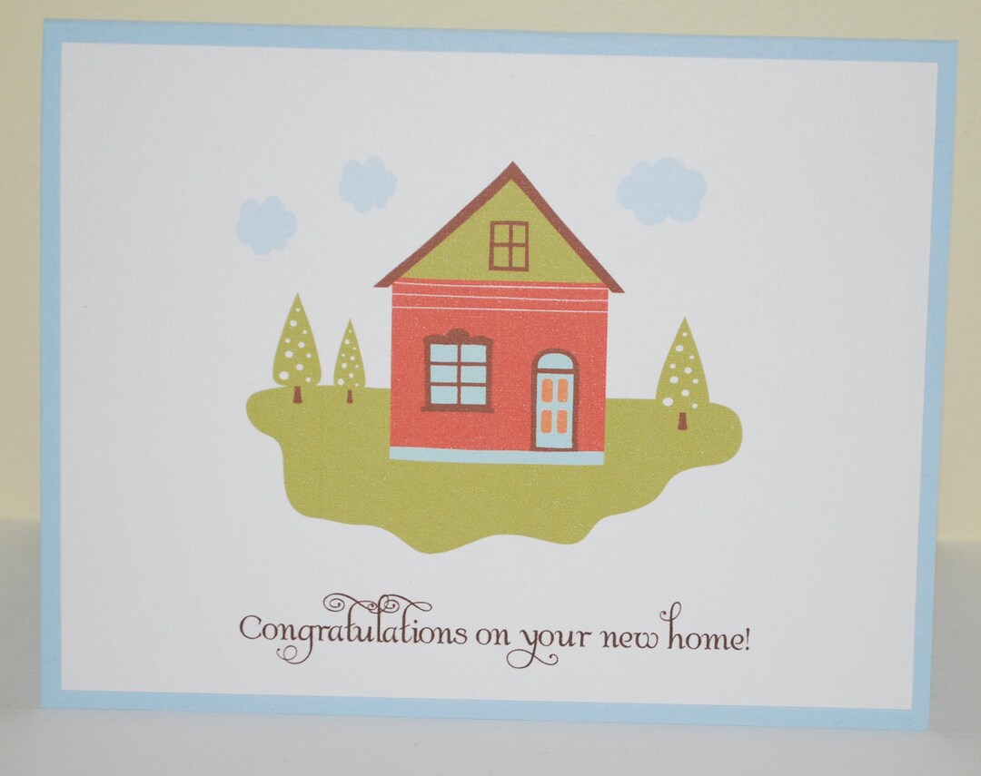 Congratulations New Home Card - Etsy