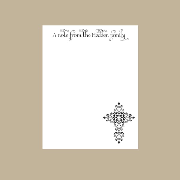 Church Notepad - Etsy