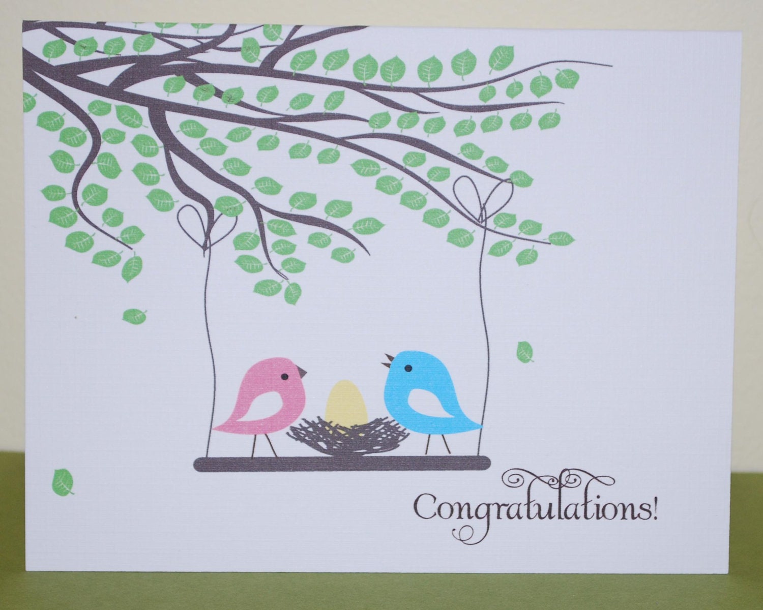 Congratulations New Baby Card Personalized Baby Card - Etsy