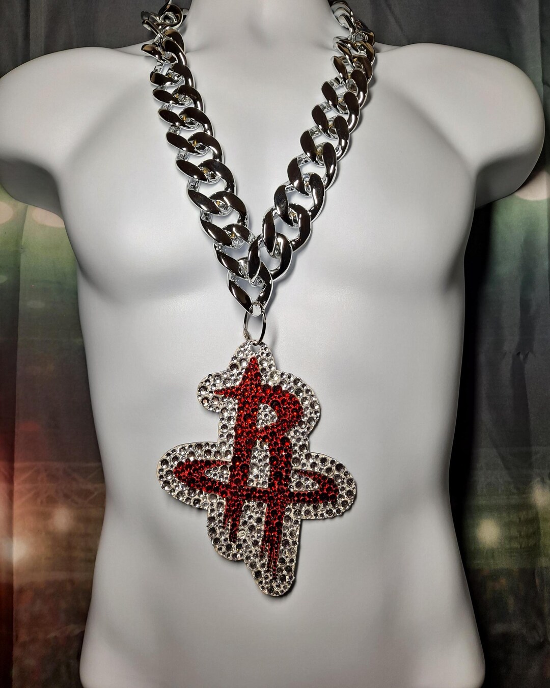 Basketball Houston Sports Fan Necklace Favorite Team Pendant Fan Bling ...