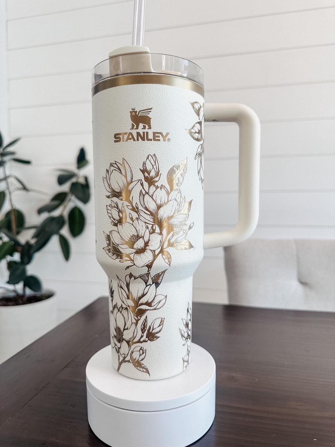40 Oz. Magnolia Stanley, Laser Engraved Tumbler - Etsy