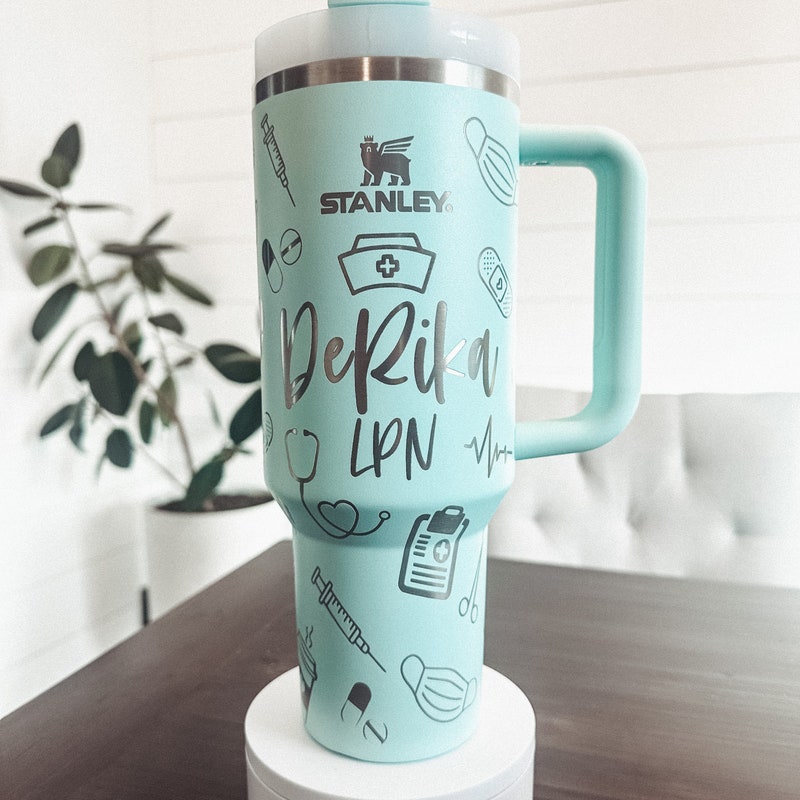 Nurse Glitter Stanley - Etsy