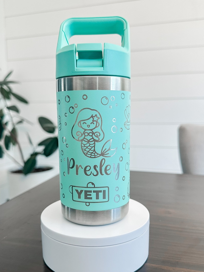 Kids Toddler 12 Oz. Yeti Rambler, Engraved Personalized Water Bottle ...