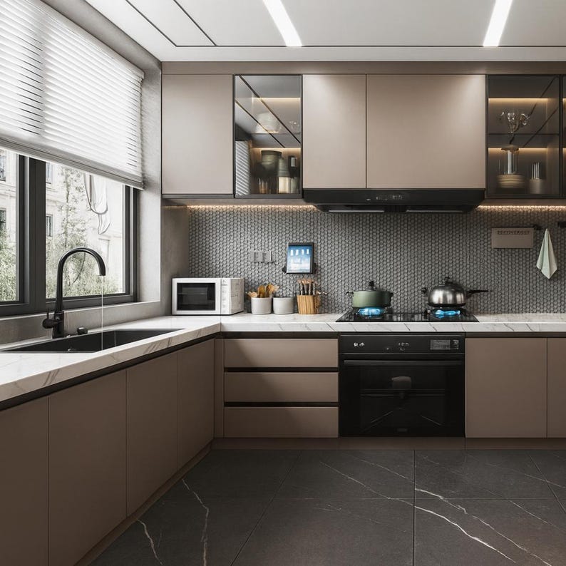 Modern Kitchen 3D Sketchup Models: Kitchen Interior Design (digital ...
