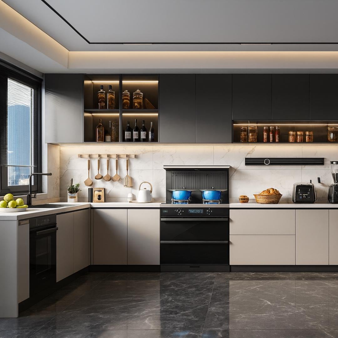 Modern Kitchen 3D Sketchup Models: Kitchen Interior Design (digital ...