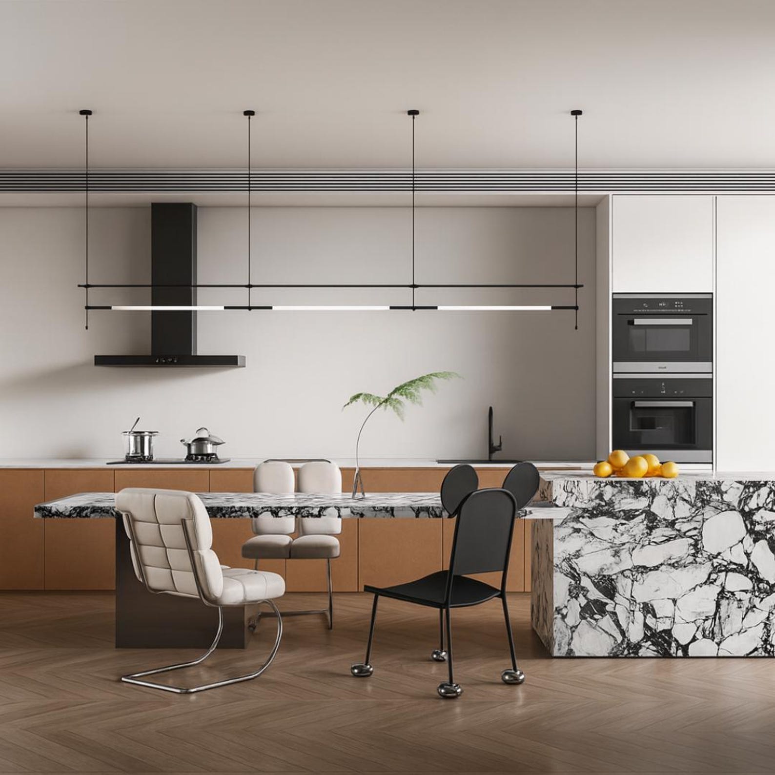 Modern Kitchen 3D Sketchup Models: Kitchen Interior Design (digital ...