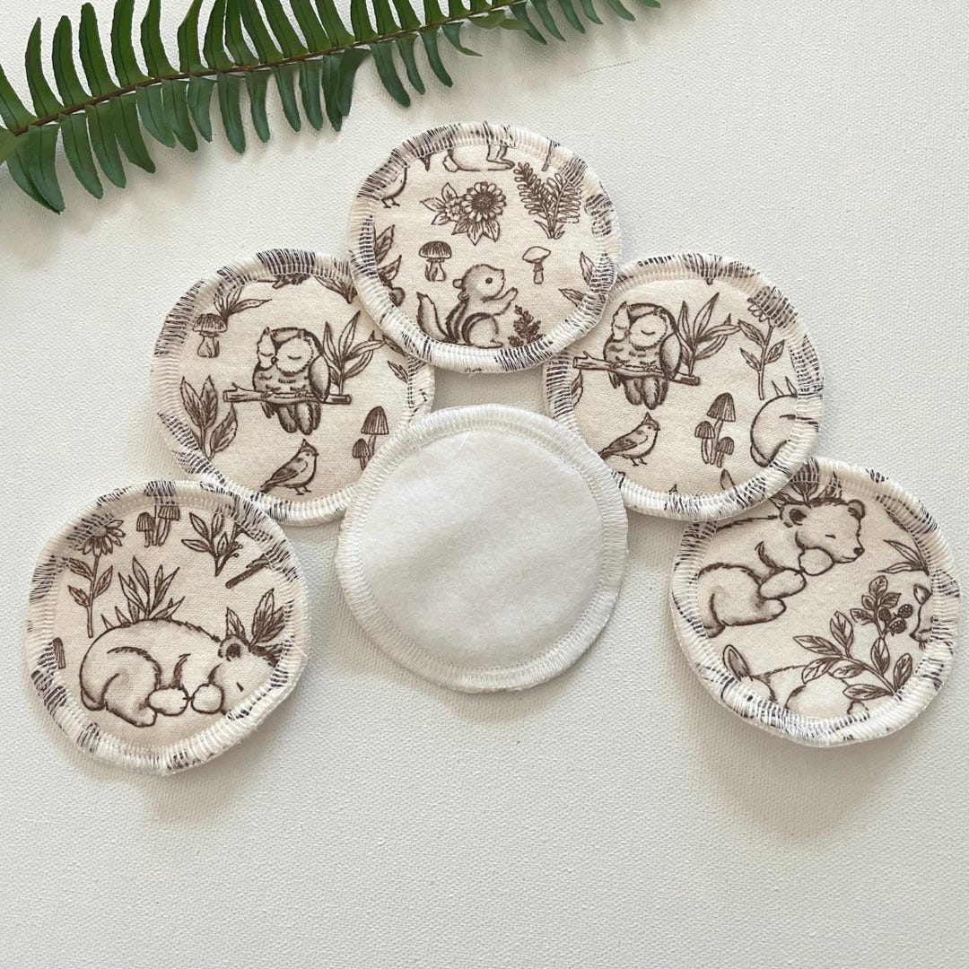 Reusable Cotton Flannel Face Rounds, Washable Eye Makeup Remover Face ...