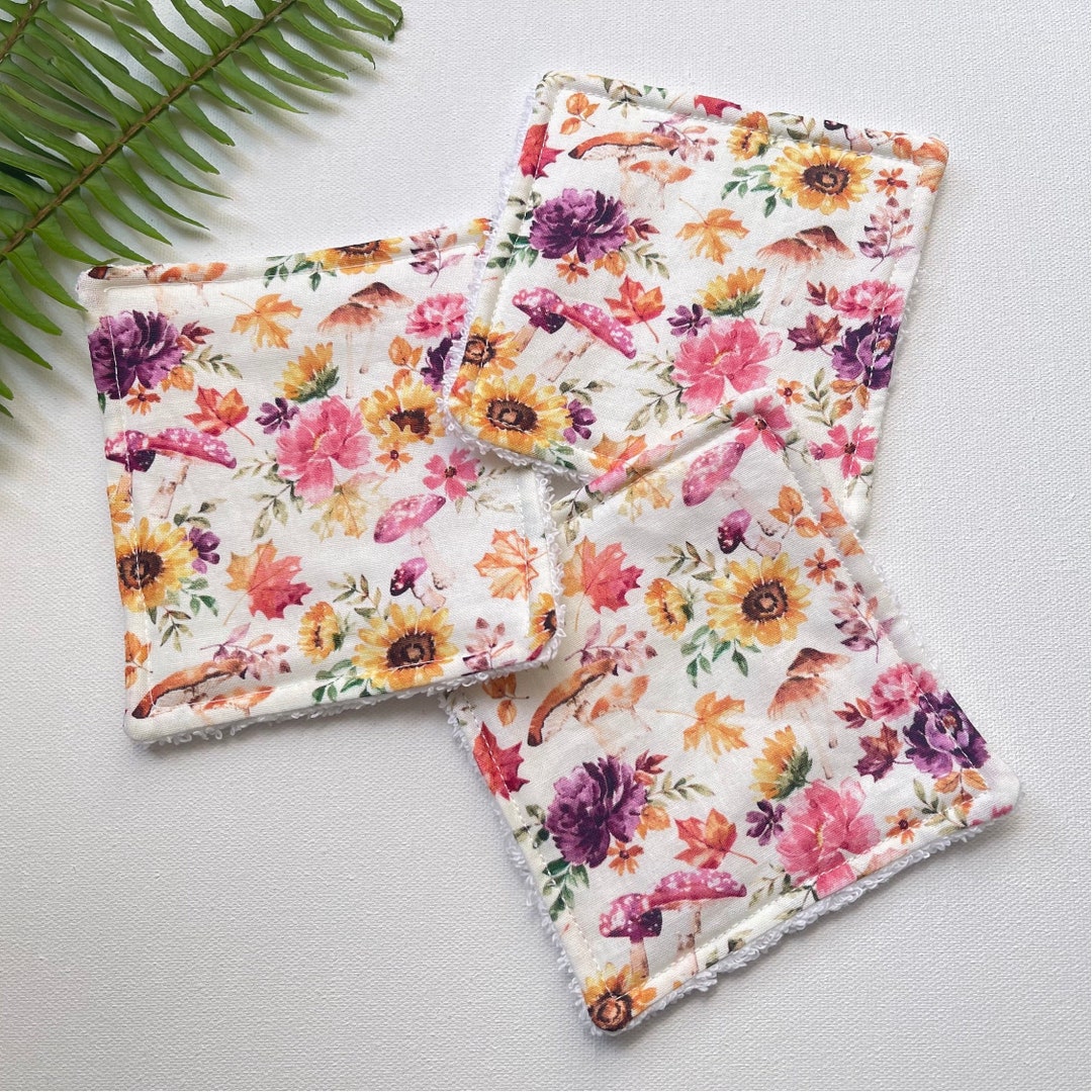 Makeup Remover Square Face Wipes, Wash Cloths, Reusable, Eco Friendly ...