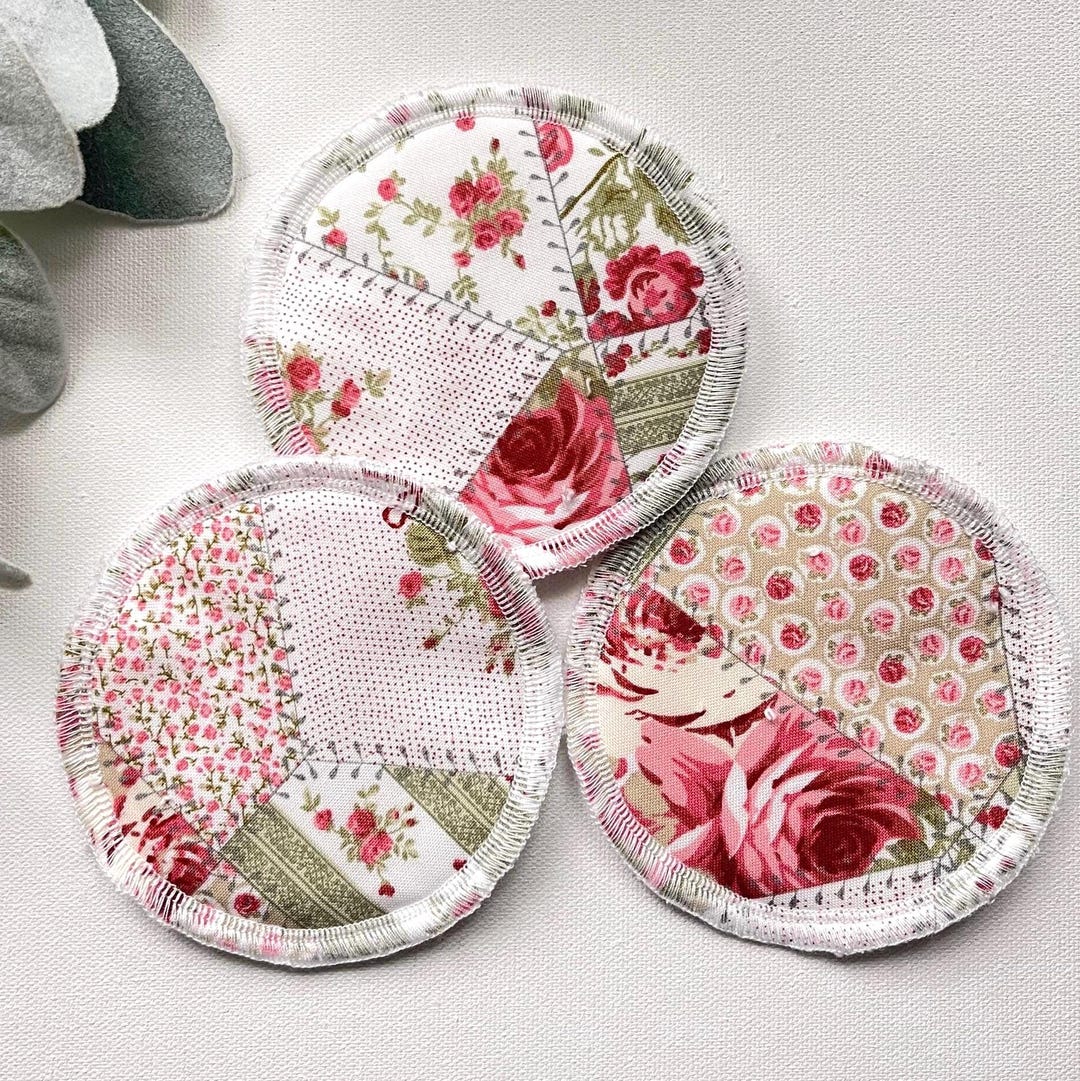 NEW LARGER 4” Reusable Makeup Remover Face Rounds, Mini Washcloth ...