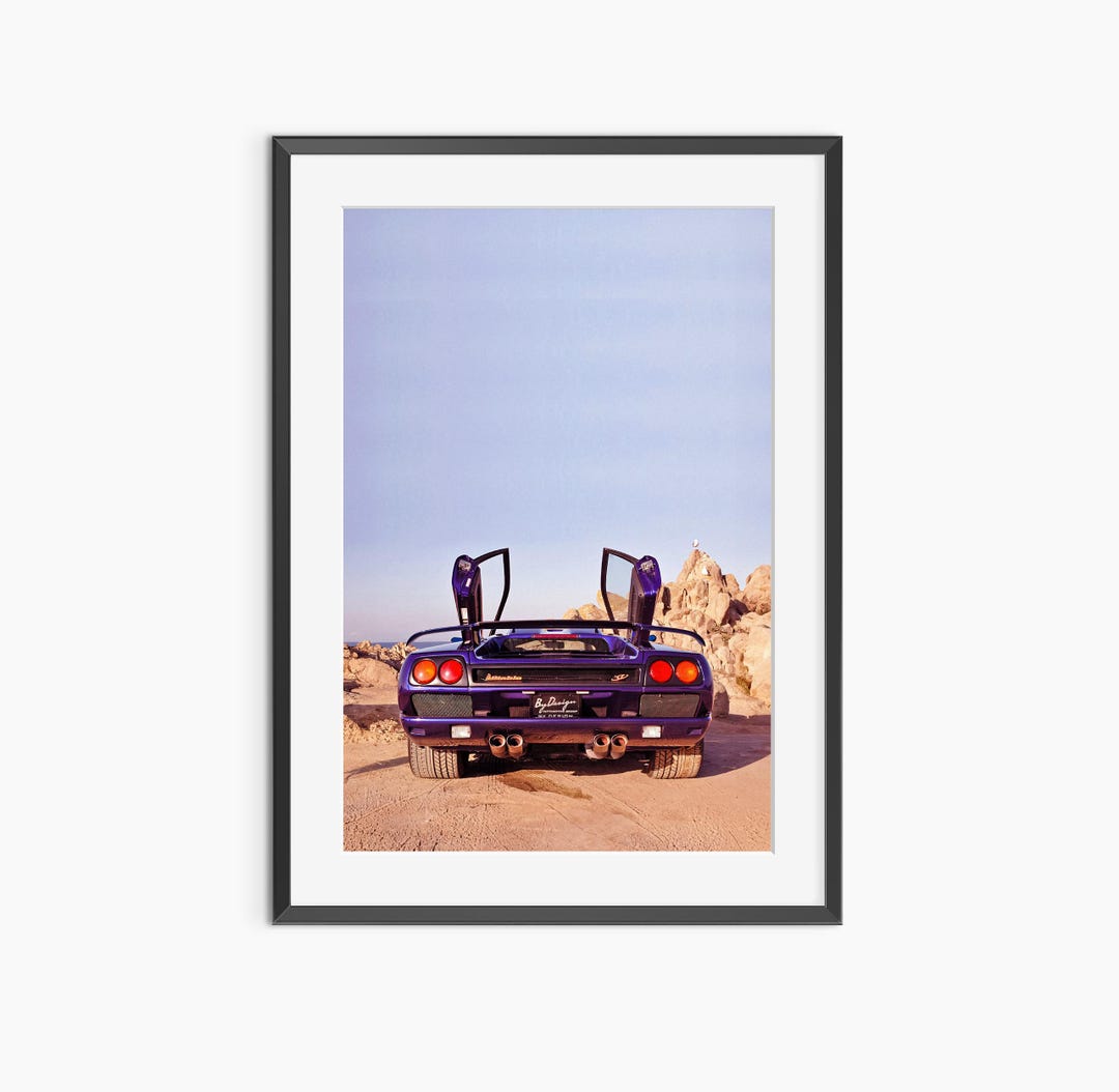 Lamborghini Diablo, Photography Prints, Car Poster, Lamborghini Wall ...