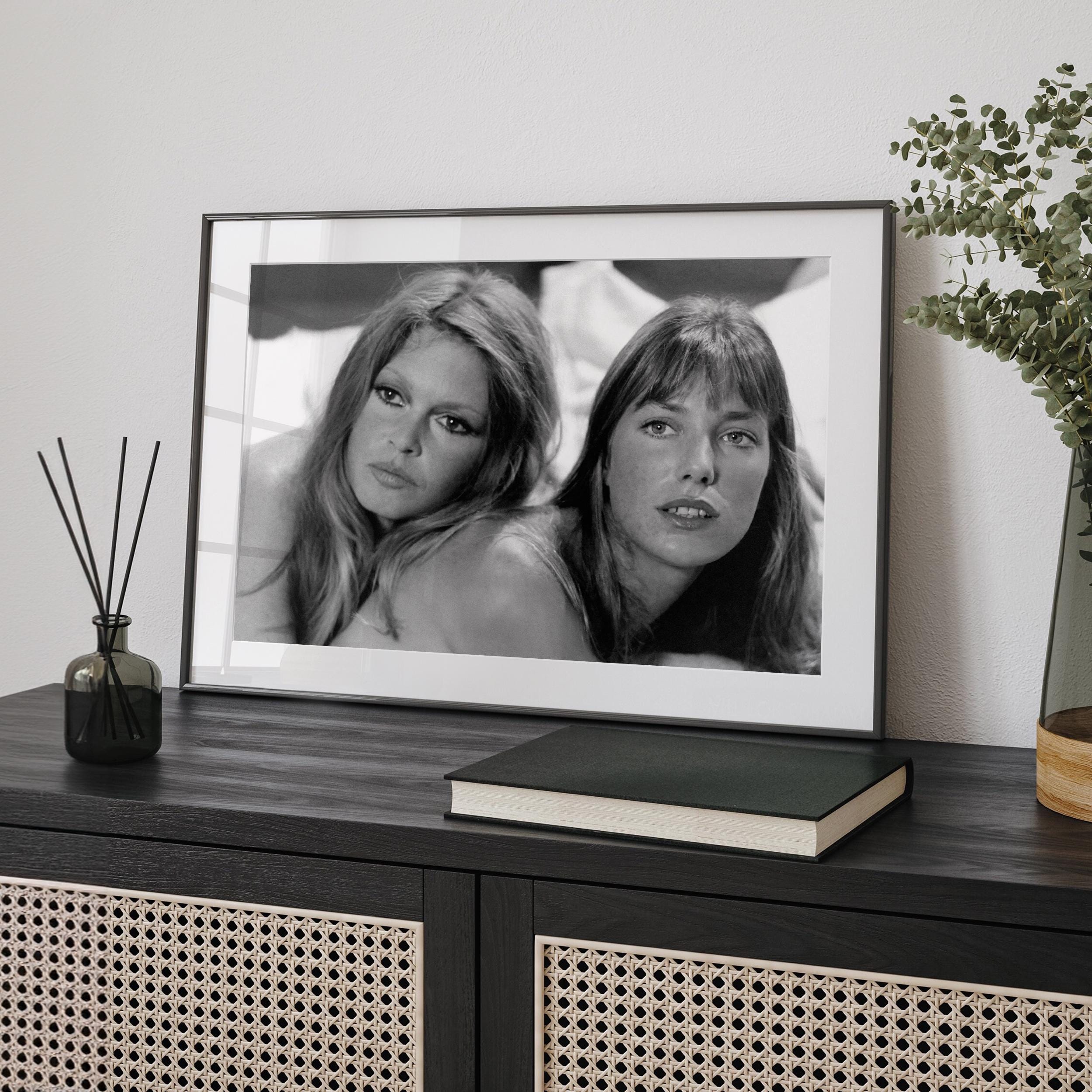 Brigitte Bardot, Jane Birkin, Photography Print, Hollywood Wall Art ...