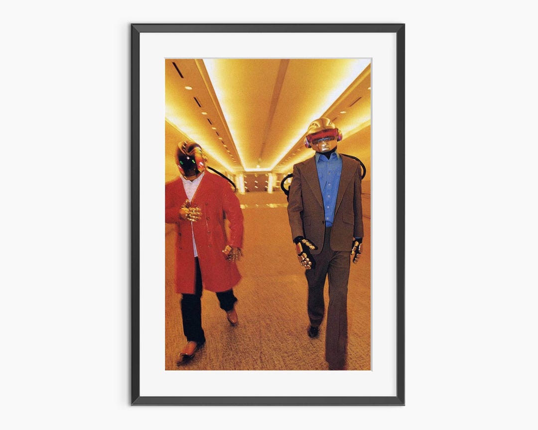 Daft Punk Poster, Photography Prints, Music Group Wall Art, Daft Punk ...