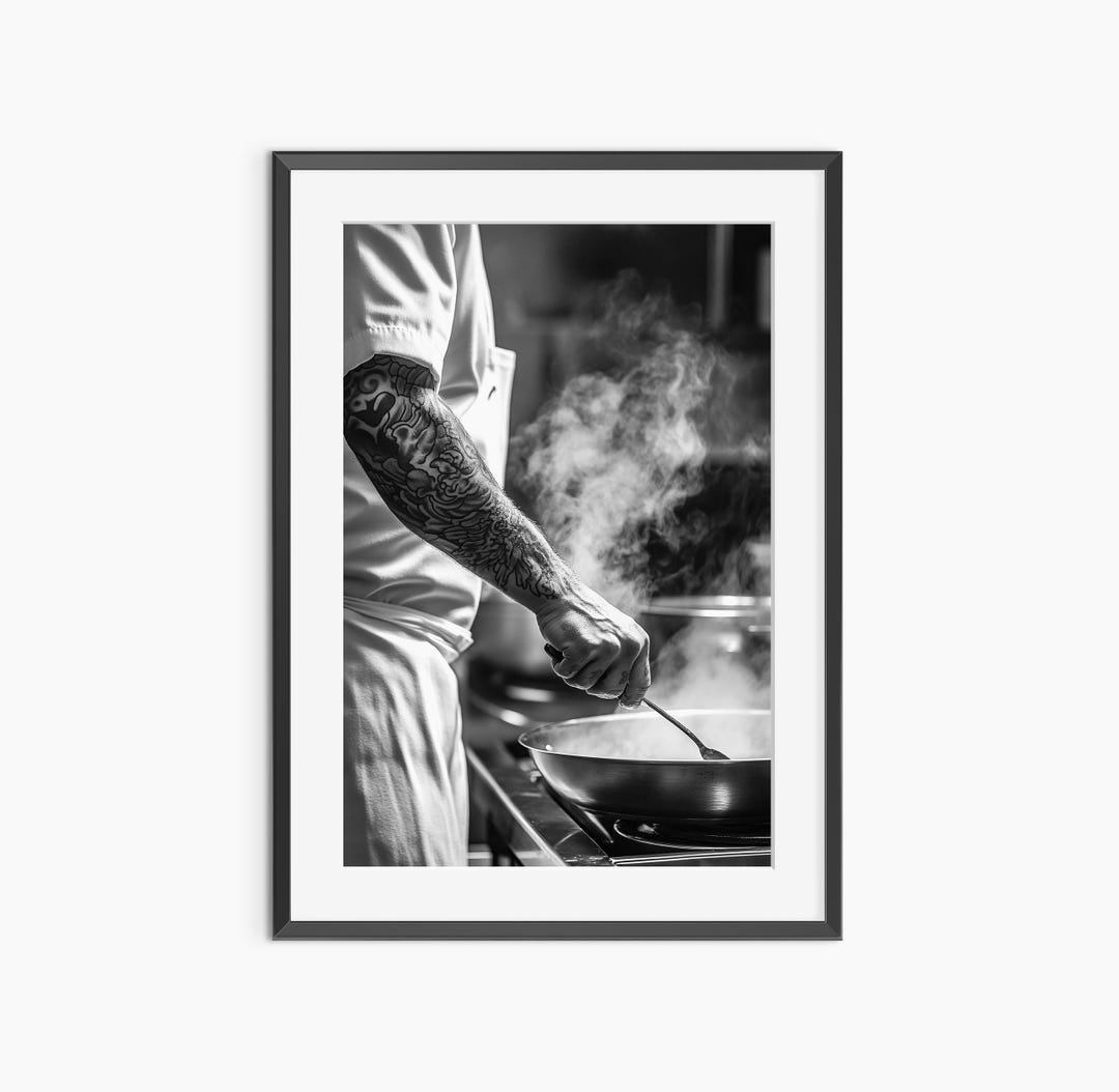 Chef, Kitchen Art, Cooking Poster, Photography Prints, Kitchen Wall Art ...