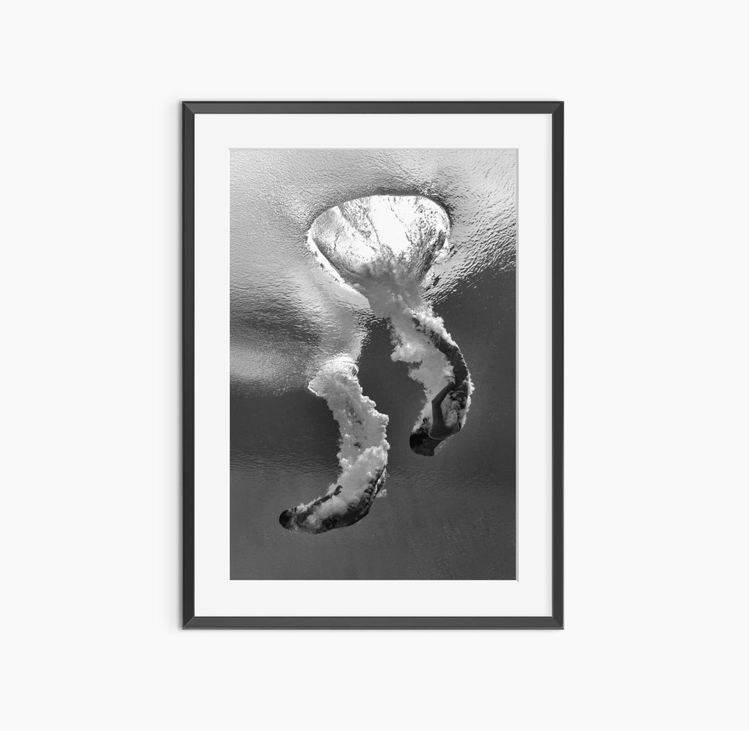 Diving, Photography Prints, Diving Wall Art, Underwater Poster, Diving ...