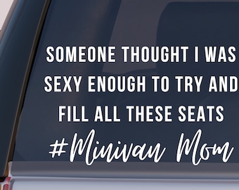 Living the Minivan Dream Car Decal Vinyl Car Decals, Window Decal, Signage, Minivan Decals, Mom ...