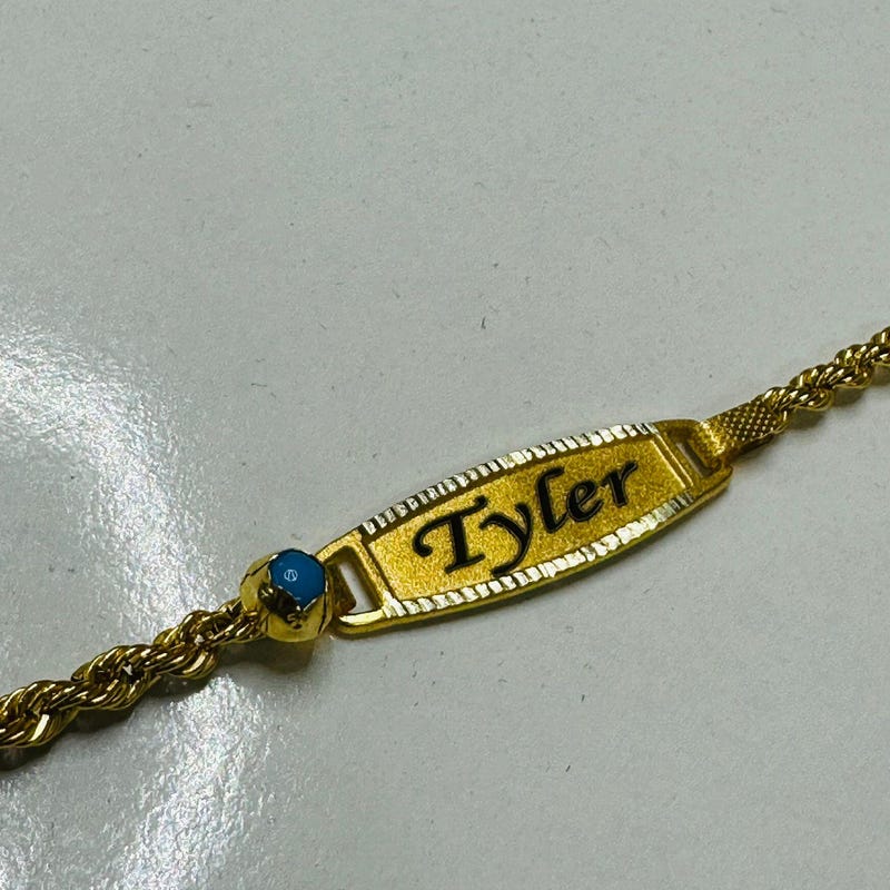 Baby Id Bracelet - Etsy