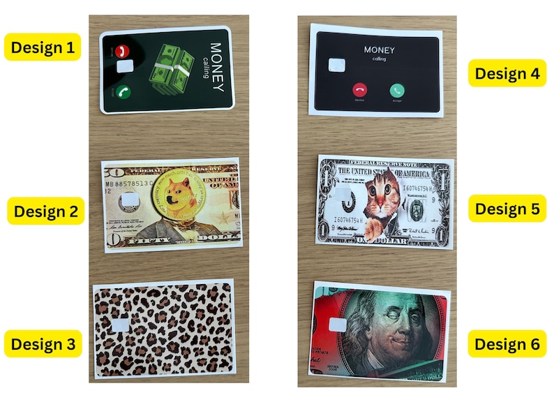 Funny Credit Card Skins | Doge Money | Cat Dollar | Leopard Print ...