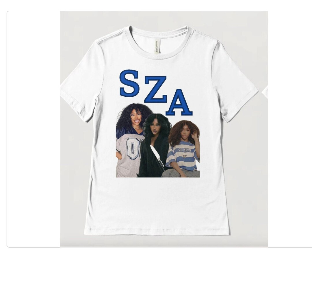 SZA Shirt Template - Etsy