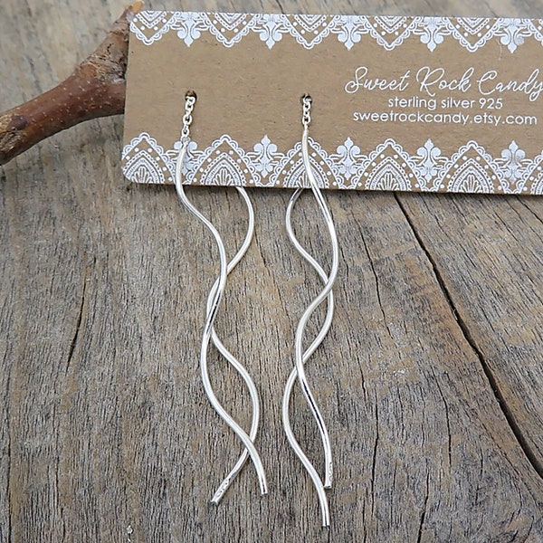 Threader Earrings - Etsy