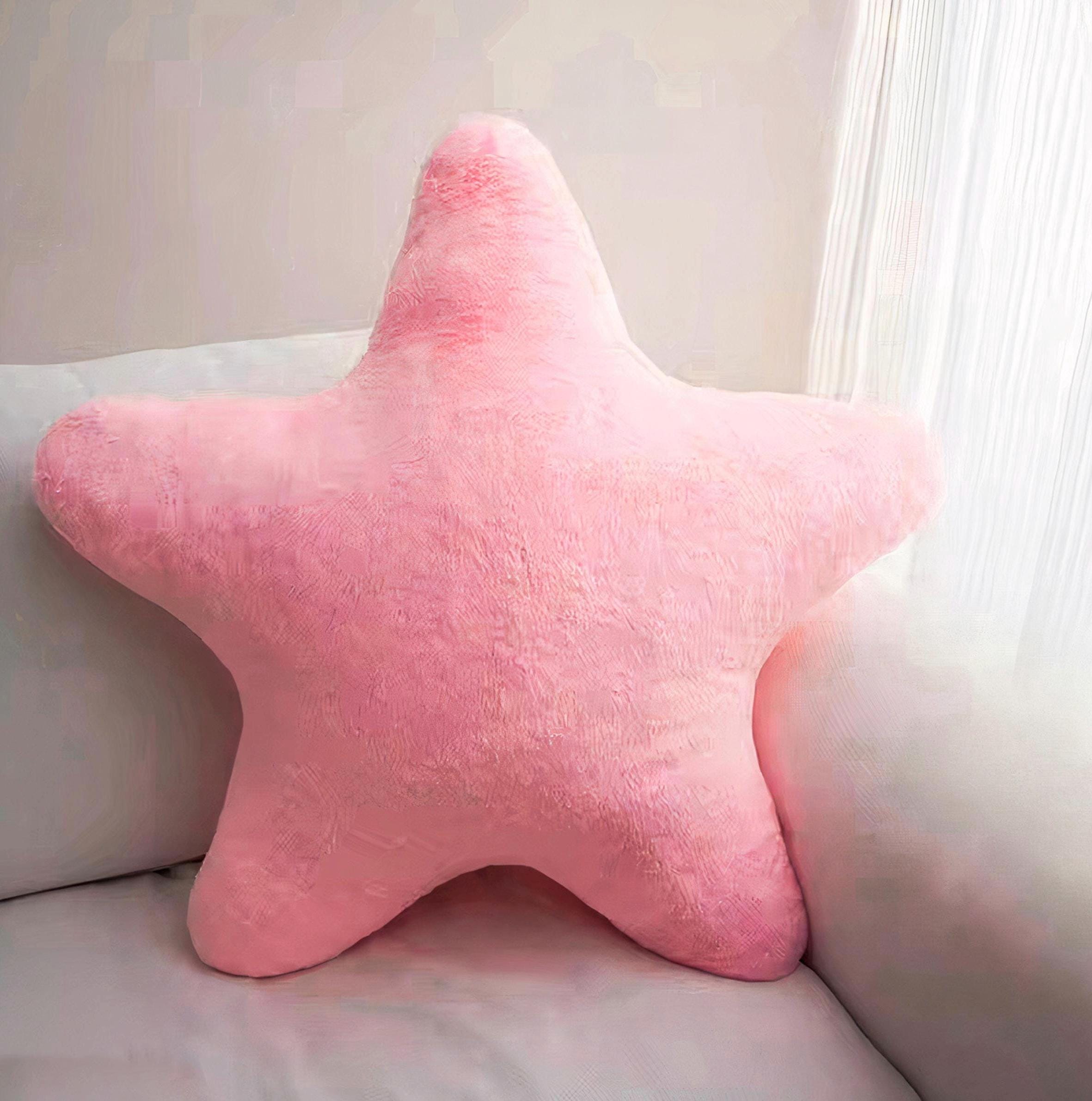 Star Shaped Fluffy Pillow Star Pillows Star Plushy Seat Cushions Room ...